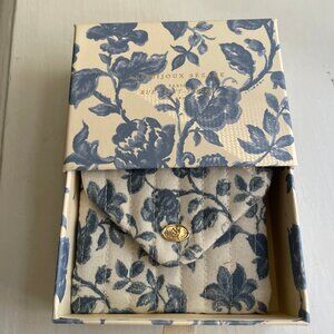 Sezane | Accessories | Sezane Blue Floral Gift Box With Matching Pouch ...